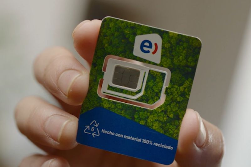 Entel comenzó a entregar SIM cards hechas con plástico 100% reciclado ...