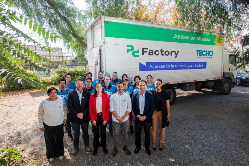 pc Factory renueva su alianza con Techo-Chile con el objetivo de apoyar ...