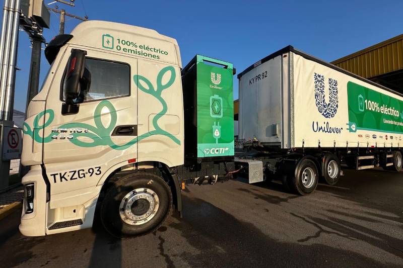 Flota de Camiones 100% Eléctricos: La Nueva Apuesta de Unilever Chile ...